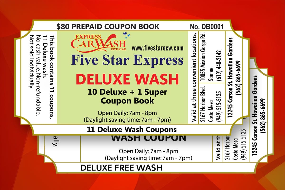Our Products - Five Star Express Carwash
